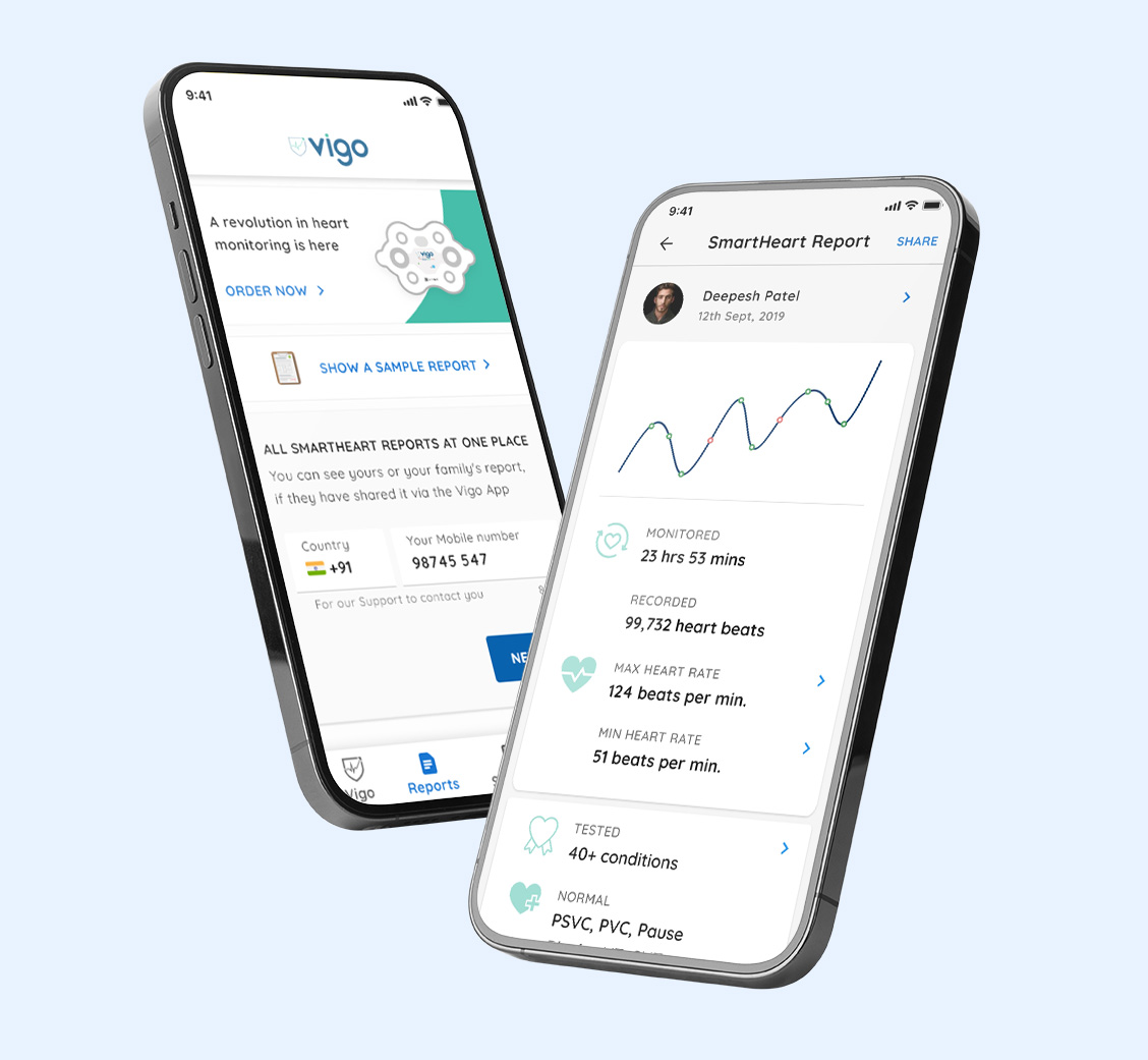 SmartHeart by Vigo Care - UX with UV
